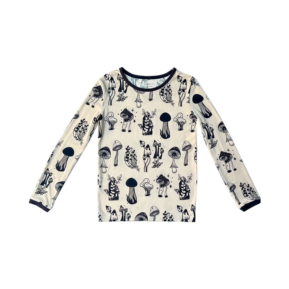 Fairyland Hazel Mushroom 2-Piece Pajamas - Tiny Knot Co.